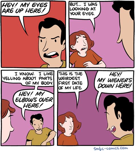 Saturday Morning Breakfast Cereal My Eyes Are Up Here