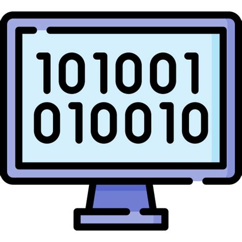 Binary Code Special Lineal Color Icon