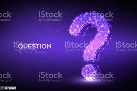 물음표 낮은 폴리 추상 질문 기호입니다 기호를 물어보십시오 도움말 지원 Faq 문제 기호 교육 개념 혼란 검색 그림 또는 배경을 생각합니다 3d 다각형 벡터 그림 0명에