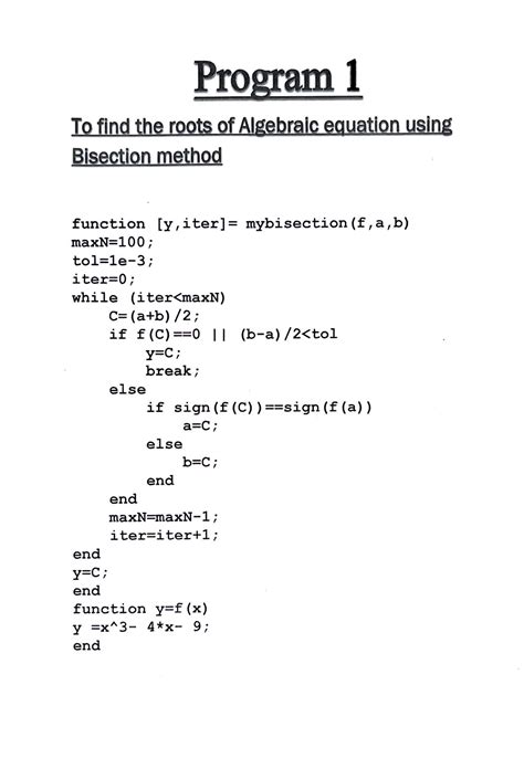 SOLUTION Numerical Techniques Studypool
