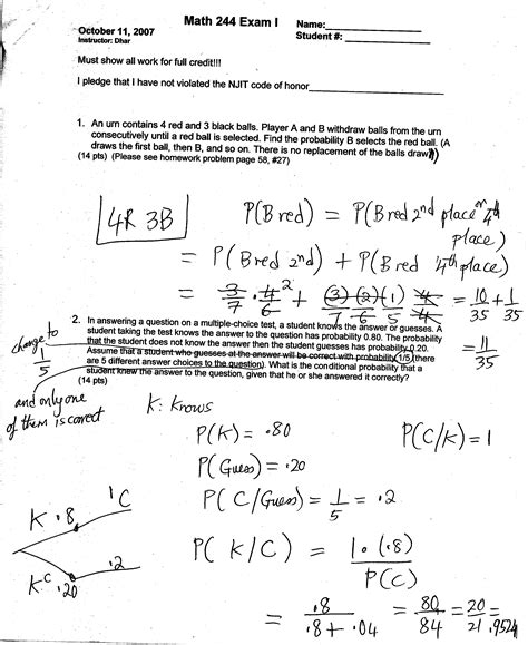 Math 244 Fall 07 Exam I Page 01