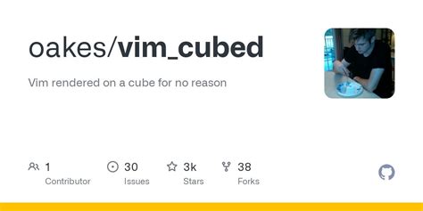 odd vim project — vim rendered on a cube for no reason r vim