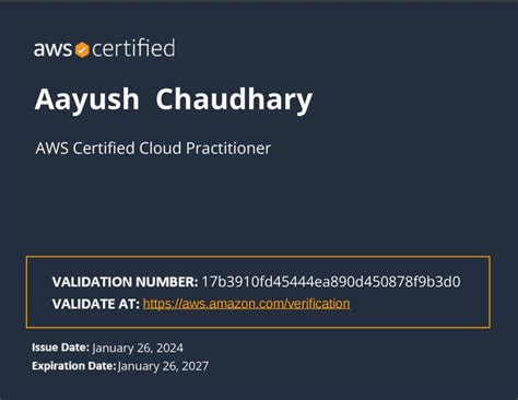 Aayush Chaudhary On Linkedin Aws Certificationjourney Cloudpractitioner Cloudcomputing 12
