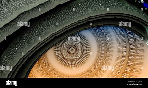 Abstract Computer Generated Fractal Design 3d Aliens Illustration Of A