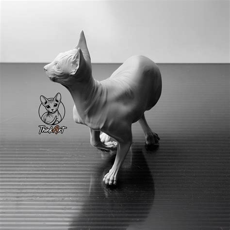 Sphynx Cat Instant Download Stl Files For 3d Printing Etsy