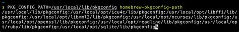 Github Harrygallagher4homebrew Pkgconfig Path Zsh Script That