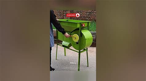 탈곡기 참깨 들깨 콩 옥수수 곡물 바람 농업 쌀 선별기 전기 풍차 Youtube