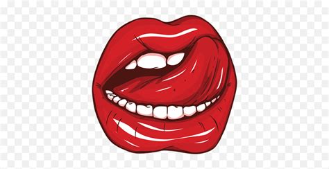 Licking Lips Tongue Licking Lips Emojilicking Lips Emoticon Free