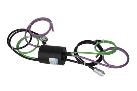 100m 1000m 250mhz Ethernet Signal Slip Rings Rotary Joint Electrical Connector