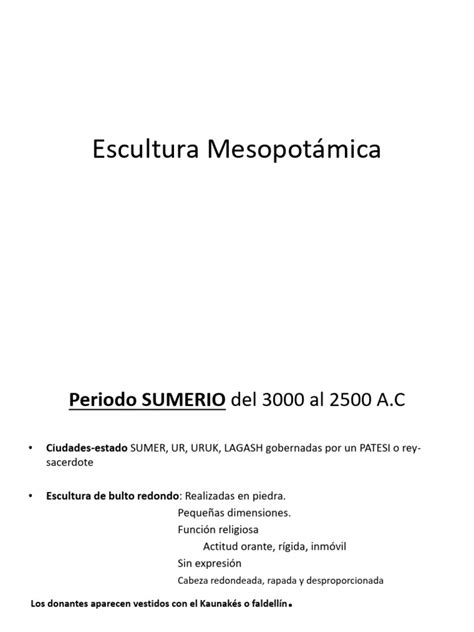 Escultura Mesopotámica Descargar Gratis Pdf Sumeria Mesopotamia