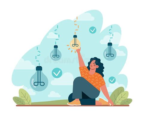 Brainstorm Concept New Idea Or Problem Solution Generation Stock