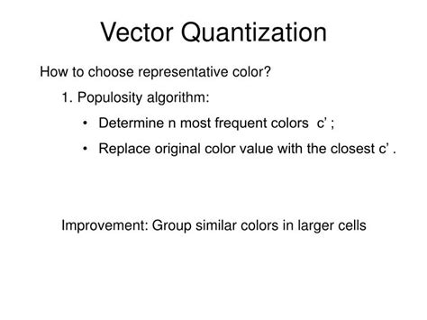Ppt Color Quantization Powerpoint Presentation Id1833947