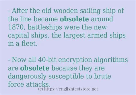 Use The Word Obsolete Englishteststore Blog
