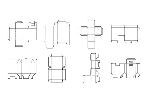 Packaging Template Vector At Collection Of Packaging