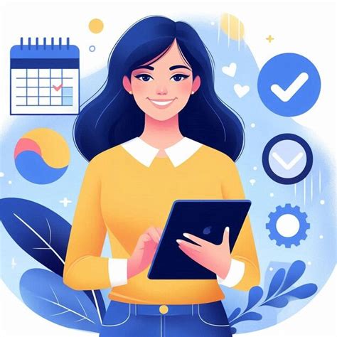 digital task management premium ai generated image