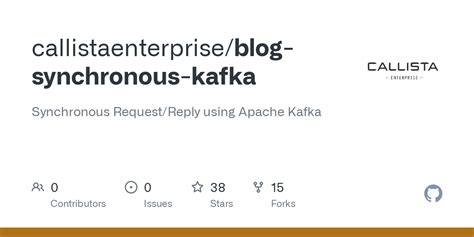 Github Callistaenterpriseblog Synchronous Kafka Synchronous Request