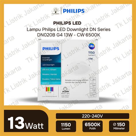 Philips Led Downlight Dn020b G4 Led12 13w 220 240v D150 Sni Shopee Philippines