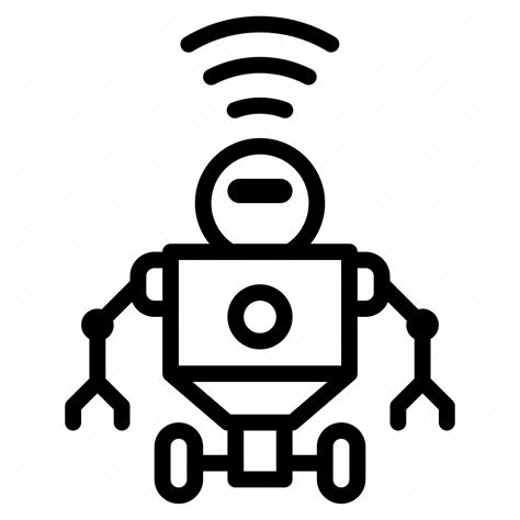 Internet Iot Robot Things Wifi Icon Download On Iconfinder