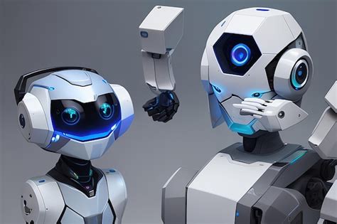 Premium Ai Image Futuristic Quantum Robotics Lab