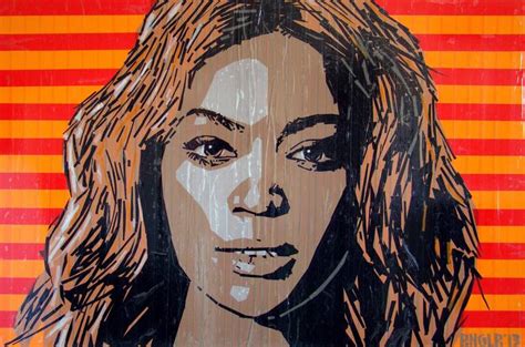 Beyonce Stencil