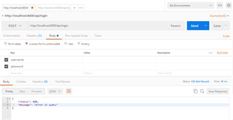Nodejs Nodejs Login Api Null Checking Ambiguity Stack Overflow