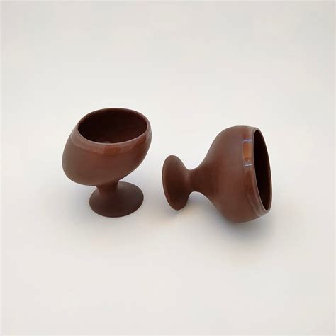 Matte Short Stemmed Wine Glass Handmade Ceramic Wine Glass Wine Goblet Stoneware Chalice 8