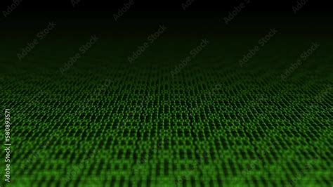 Counting Numbers Hacker And Matrix Style Animated Background Stock