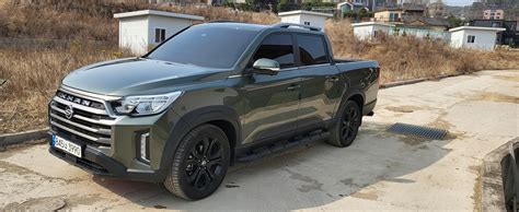 Kg 모빌리티 더 뉴 렉스턴 스포츠 칸 Q215 5인승디젤 22 4wd 노블레스