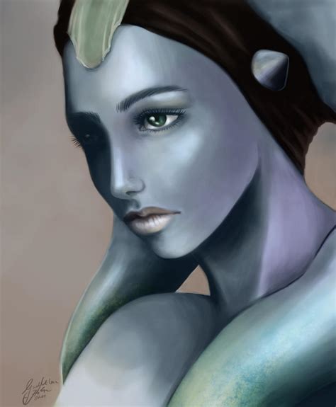 Twilek Woman By Gmaleen On Deviantart