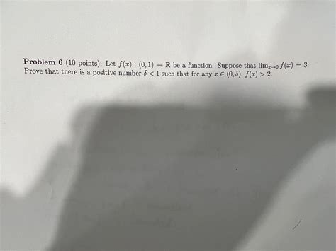 Solved Problem 6 10 Points Let Fx01→r Be A