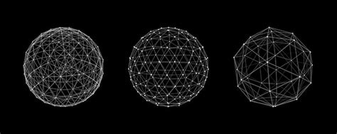 Premium Vector Vector Futuristic Sphere Of Particles And Lines Network Connection Big Data