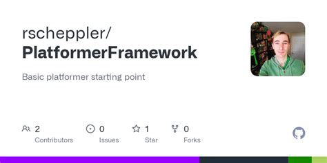 GitHub Rscheppler PlatformerFramework Basic Platformer Starting Point