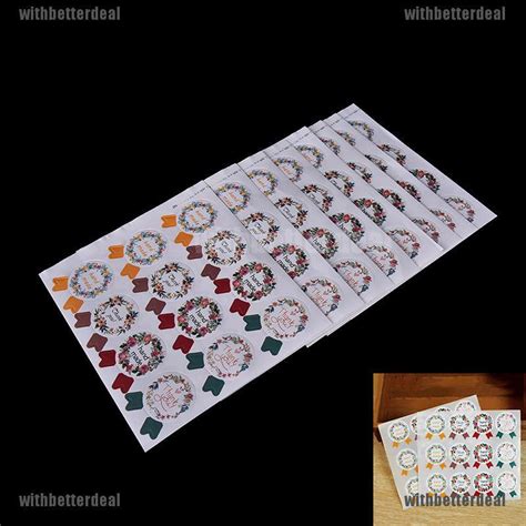 สติ๊กเกอร์แฮนด์เมด 60 ชิ้น สำหรับติดตกแต่ง Withbetterdeal Th Thaipick