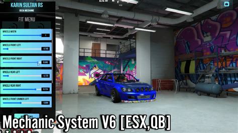 Mechanic System V ESX QB FiveM Store
