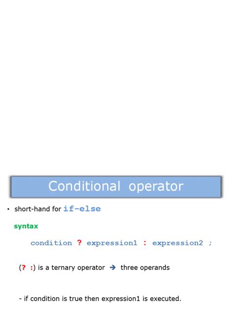 Lecture Notes Ii B Operators Pdf Computer Engineering Grammar