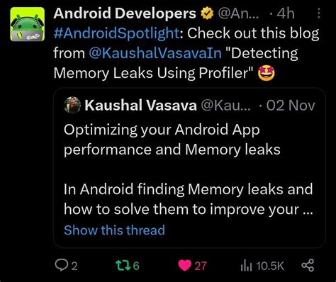 how to detect memory leaks using profiler kaushal vasava posted on the topic linkedin