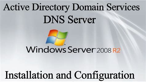 Active Directory And Dns Server Installation Or Configuration Youtube