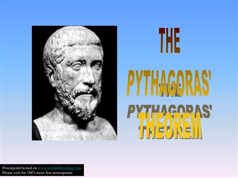 Ppt Pythagoras Theorem The Power Of Triangles Powerpoint