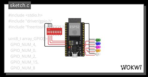 Prender1led Wokwi Esp32 Stm32 Arduino Simulator