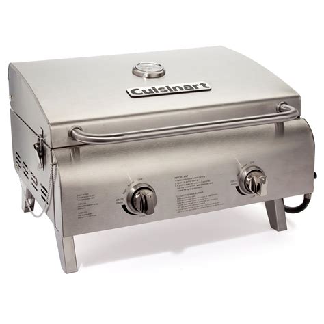 Cuisinart Chefs Style Tabletop Portable Propane Gas Grill