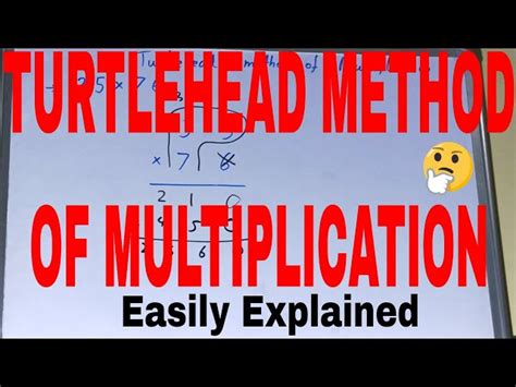 Factivation Multiplication Video “the Turtlehead Method” Worksheets Library