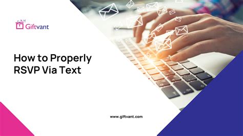 How To Properly RSVP Via Text