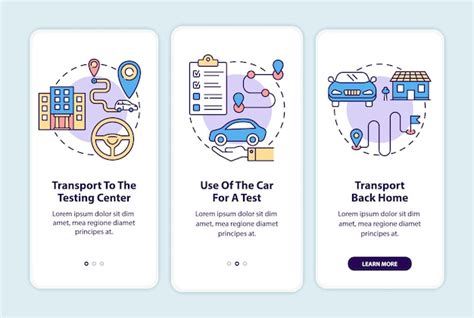 Premium Vector Software Development Onboarding Mobile Web Pages