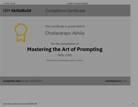 Ch Akhila On Linkedin Ibm Skillsbuild Continuouslearning Careergrowth