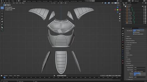 Dragon Ball Vegeta Saiyan Armor For Cosplay 3d Model 3d Printable
