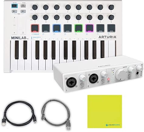 Amazon Com Arturia Minilab MKII MIDI Controller Bundle With Minifuse Audio Interface USB