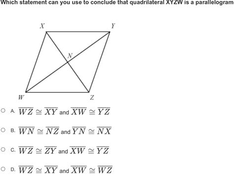 [answered] Which Statement Can You Use To Conclude That Quadrilateral Kunduz