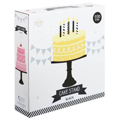Stand ø30cm Melamina En Color Negro A Little Lovely Company