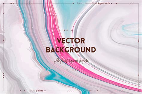 유체 아트 텍스처 소용돌이 페인트 효과와 추상 배경 흐름과 튀김 액체 아크릴 작품 내부 포스터에 대한 혼합 페인트 라벤더 블루와 핑크 넘치는 색상 0명에 대한 스톡 벡터