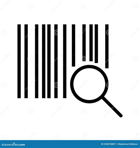 Rfid Qr Code Barcode Line Icon Set Price Tag Scanner Label Reader Identification Microchip